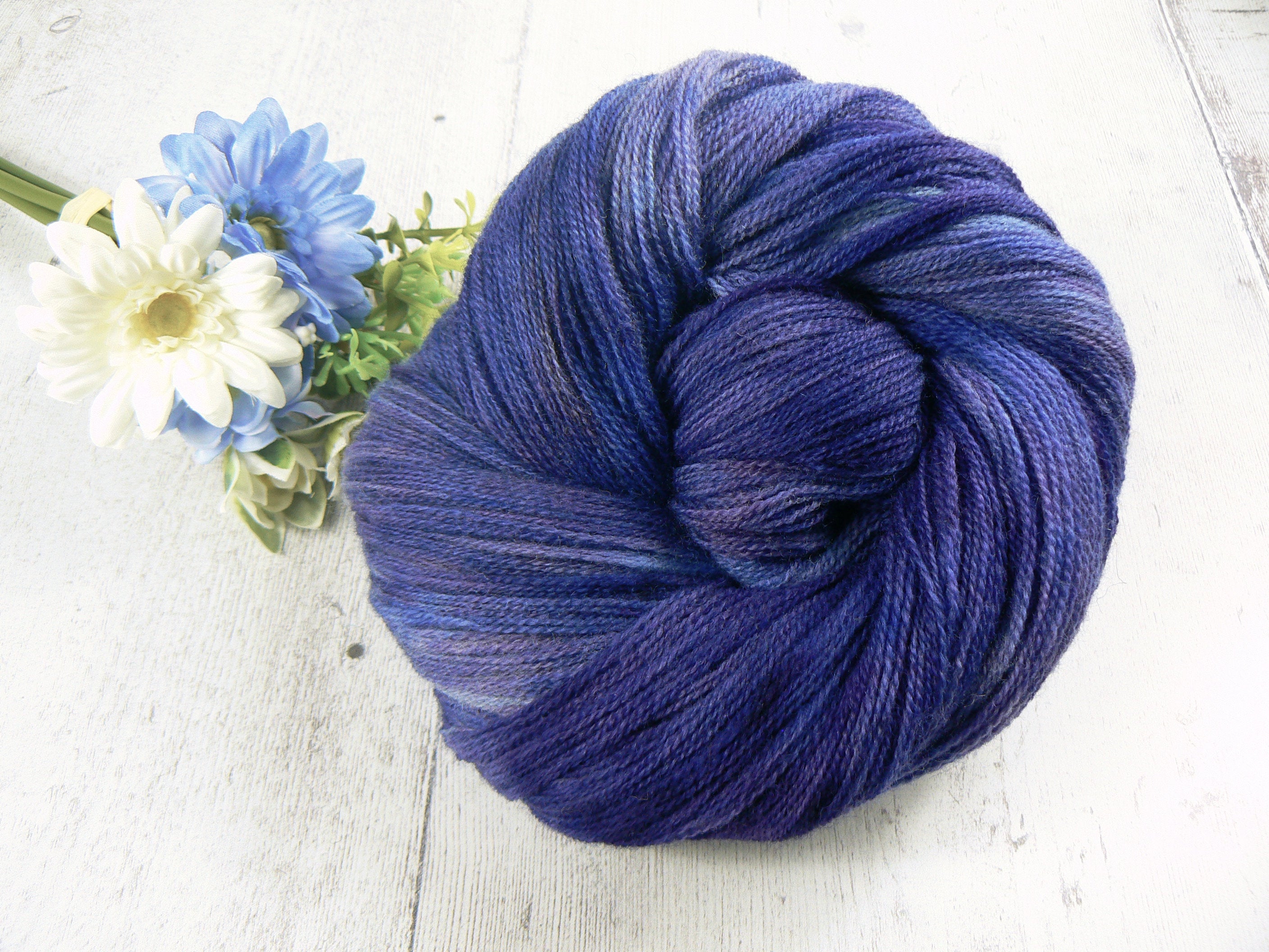 Song of the Night, Falklands Cormo Wool Lace – Watercolours and Lace
